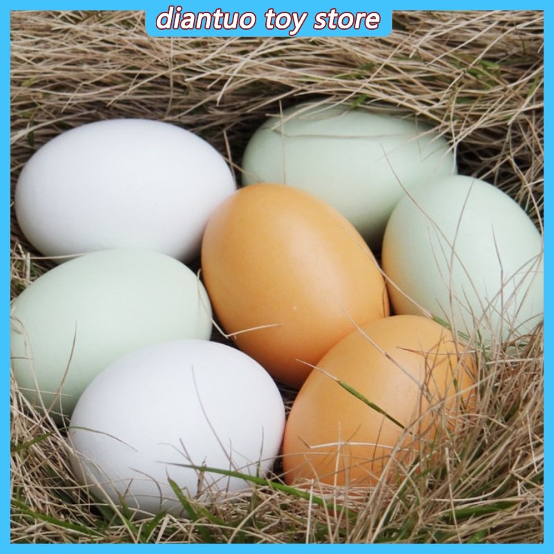 1Pc Fake Rubber Dummy Eggs Model Farm Chicken Nesting Hen Hatching Egg ...