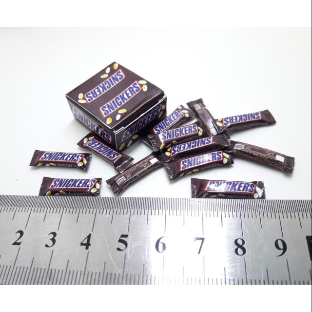MINIATURE SNICKERS CHOCOLATE -- FAKE FOOD, TOY | Shopee Philippines