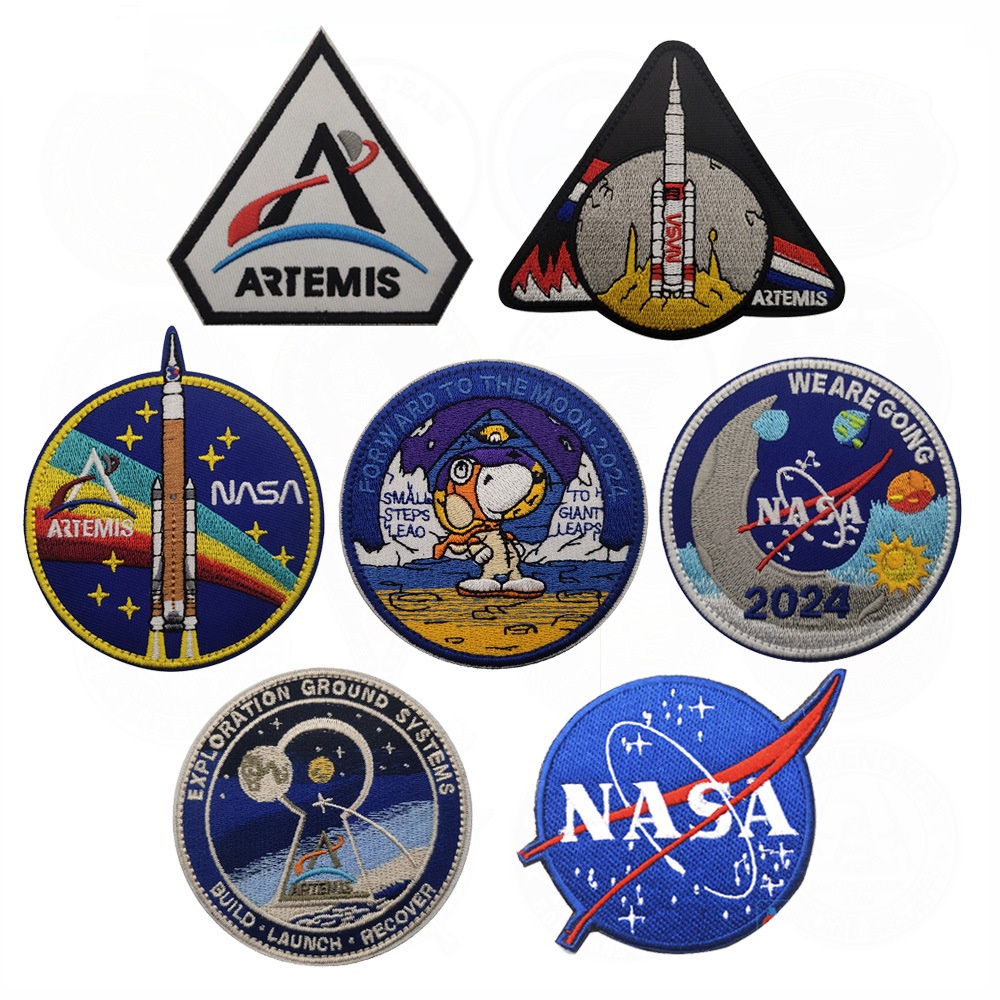 NASA Goes to the Moon 2024 Space Campaign Patch Artemis Project armband ...