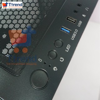 Keytech T1000 Tempered Glass Mid Tower Gaming Case with 4X ARGB Cooling ...