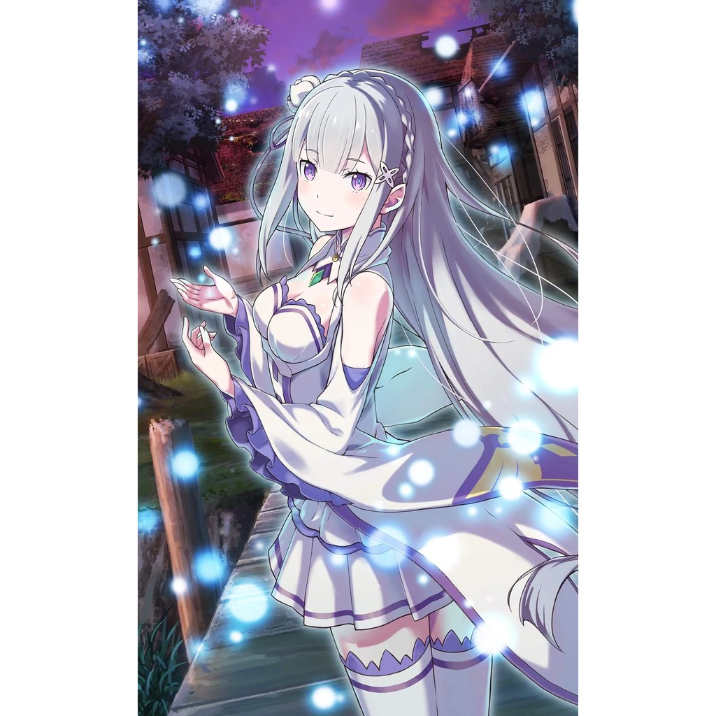 Re:Zero Emilia Posters / Japanese Anime A4 Size Poster | Shopee Philippines