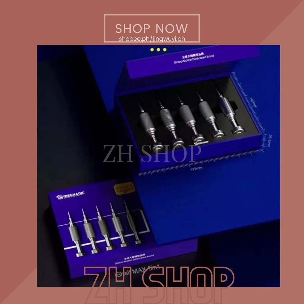 Mechanic Mortar Mini 5in1 Screwdriver Set, Mobile Repairing Tools ...