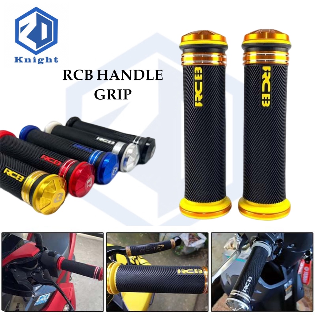Knight Motorcycle Racing Boy Alloy RCB Handle Grip Universal | Shopee ...