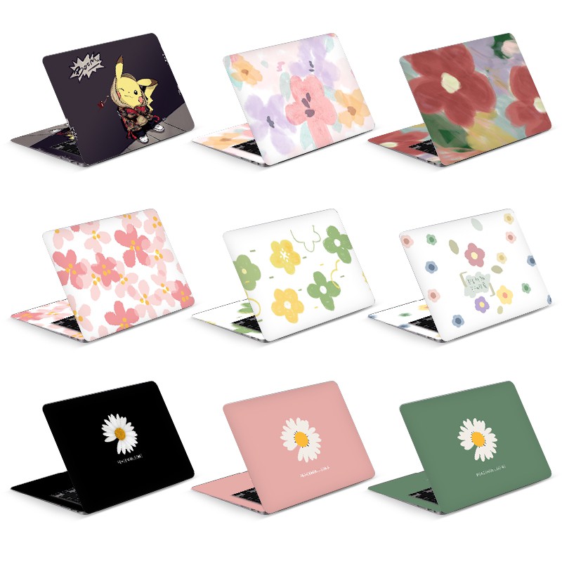 DIY Pikachu Cover Laptop Sticker Laptop Skin Decorat Art Decal 12/13/14 ...