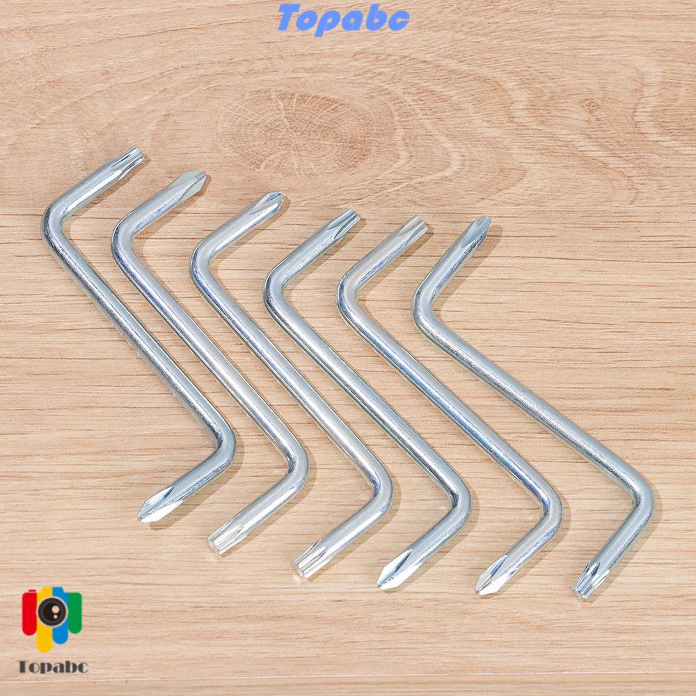 TOP New Z-Type Screwdriver Slotted Right-Angle Elbow Bend L-Shaped S2 ...