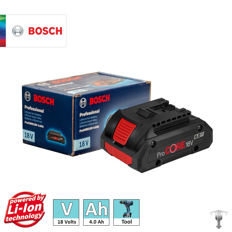 Bosch ProCORE 18V 4.0Ah Professional 18V Lithium Ion Battery for Bosch ...