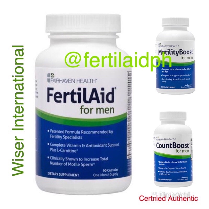 Fertilaid For Men By Fairhaven Health Brand New 90 Capsules Count