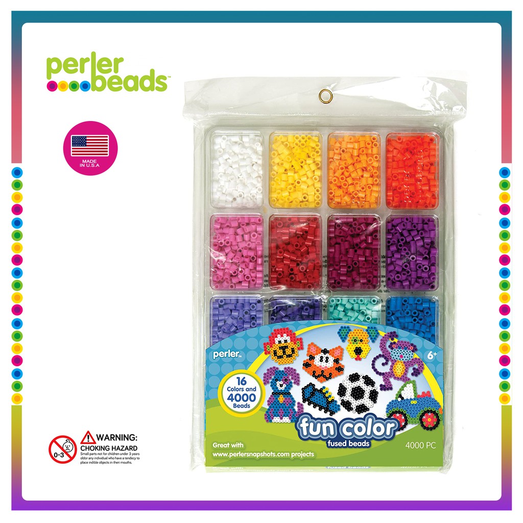Perler Beads 80-17513 Fun Colors Bead Tray | Shopee Philippines