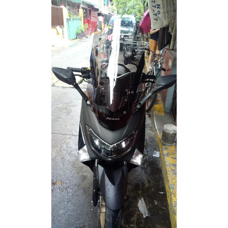 nmax side mirror r25 long with bracket.. | Shopee Philippines