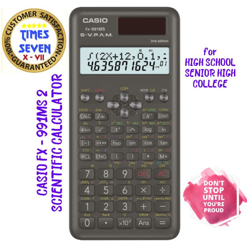CASIO FX 991MS 2ND EDITION Shopee Philippines