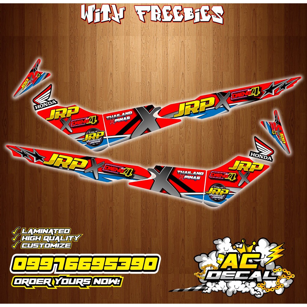 Nice 125/Rs 125 JRP Decal Acdecal | Shopee Philippines