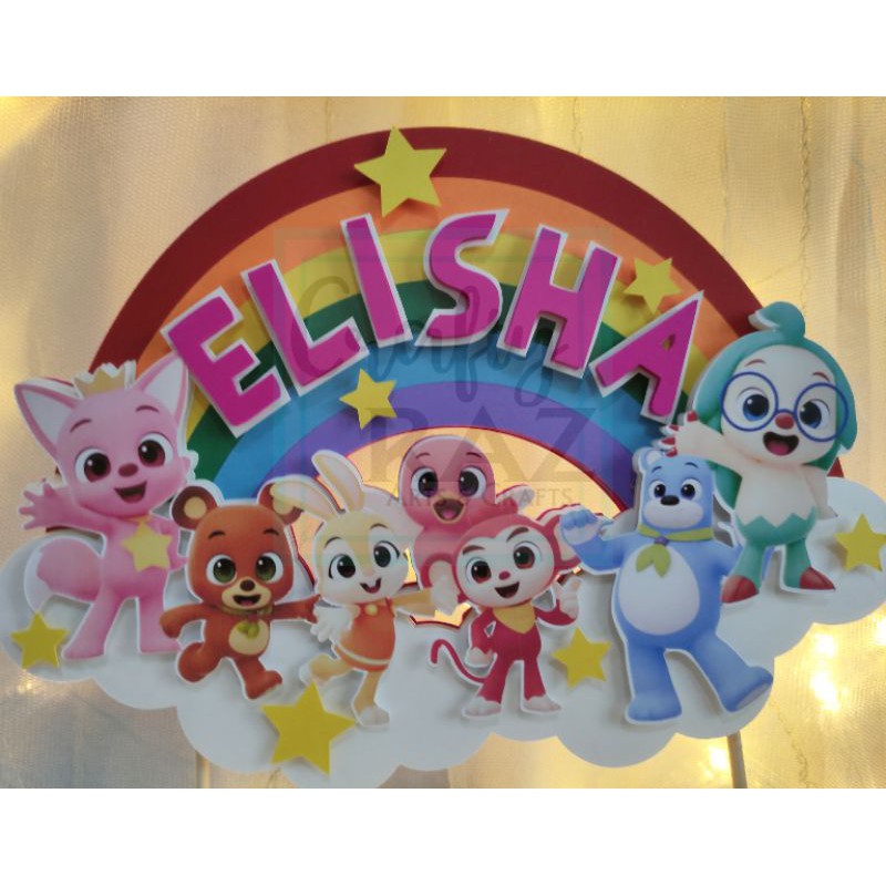 Pinkfong and Hogi Customized Cake Topper | Shopee Philippines