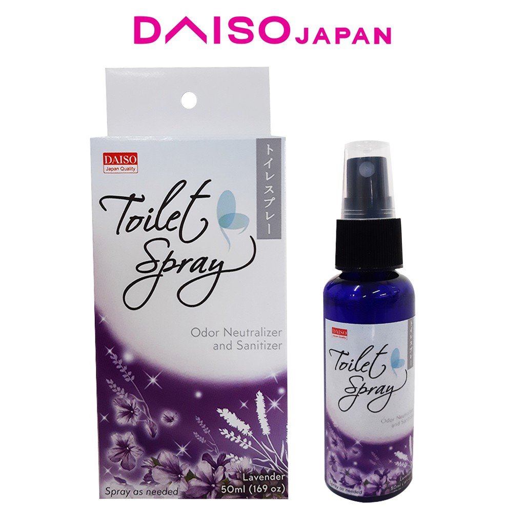 Daiso Lavender Toilet Spray 50 ml | Shopee Philippines