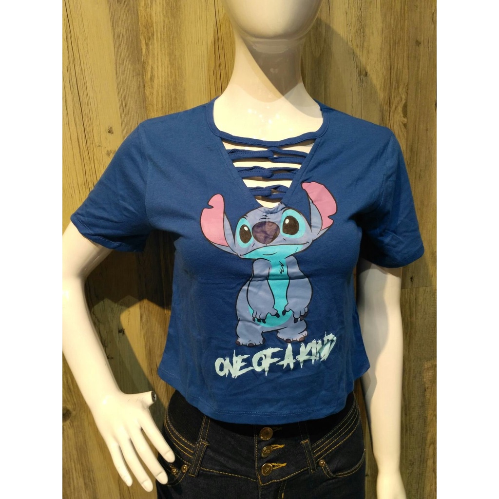 Disney Crop Stitch Obe of a Kind Blouse Overruns | Shopee Philippines