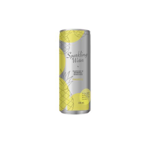 Nature's Spring Sparkling Water Pineapple 330mL | Shopee Philippines