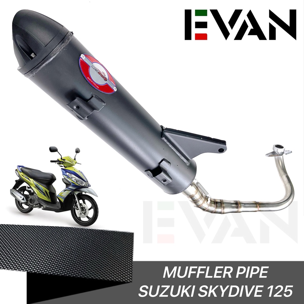 COD SUZUKI Skydrive 125 V4 Muffler Pipe Made in Thailand | Shopee ...