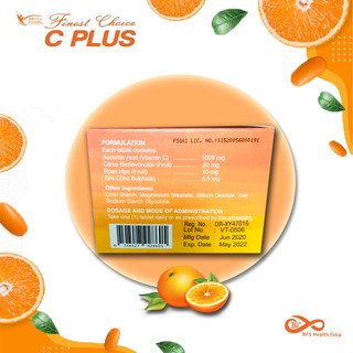 Finest Choice C Plus 30 Tablets | Shopee Philippines