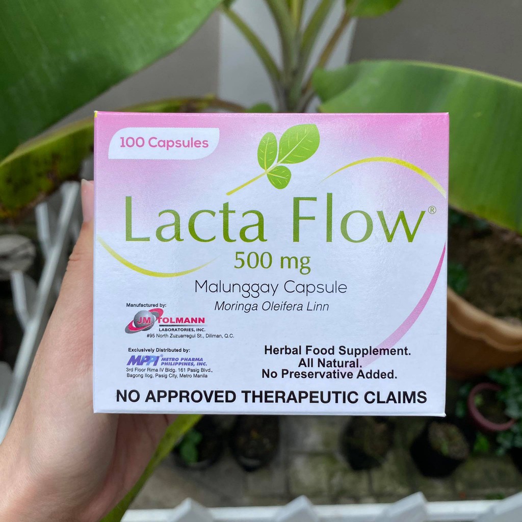 Lacta Flow 500mg Malunggay Capsule | Shopee Philippines