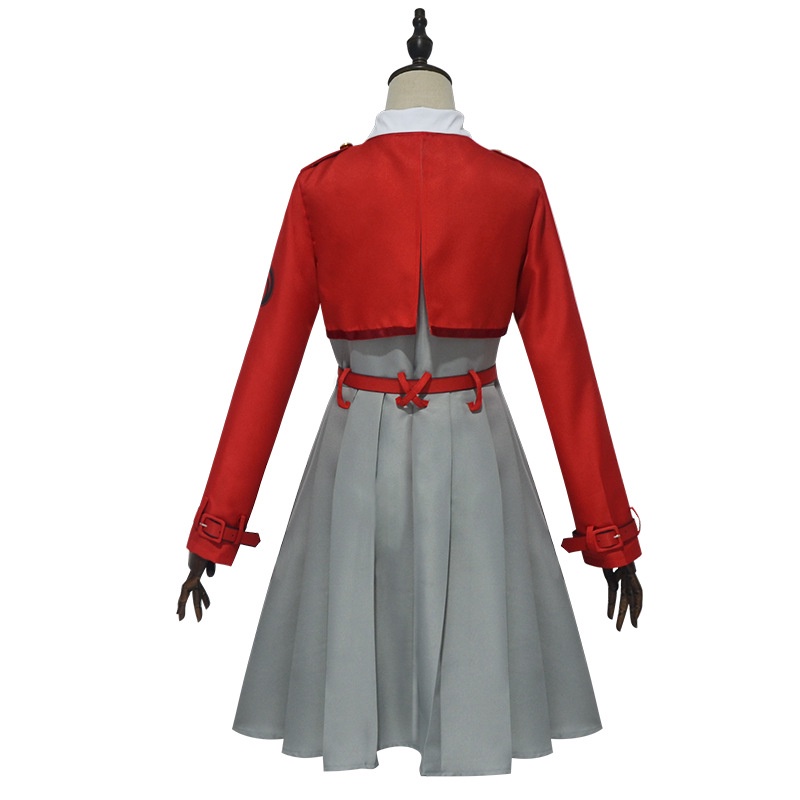 Chisato Nishikigi Cosplay Costume Anime Lycoris Recoil Red Dress ...