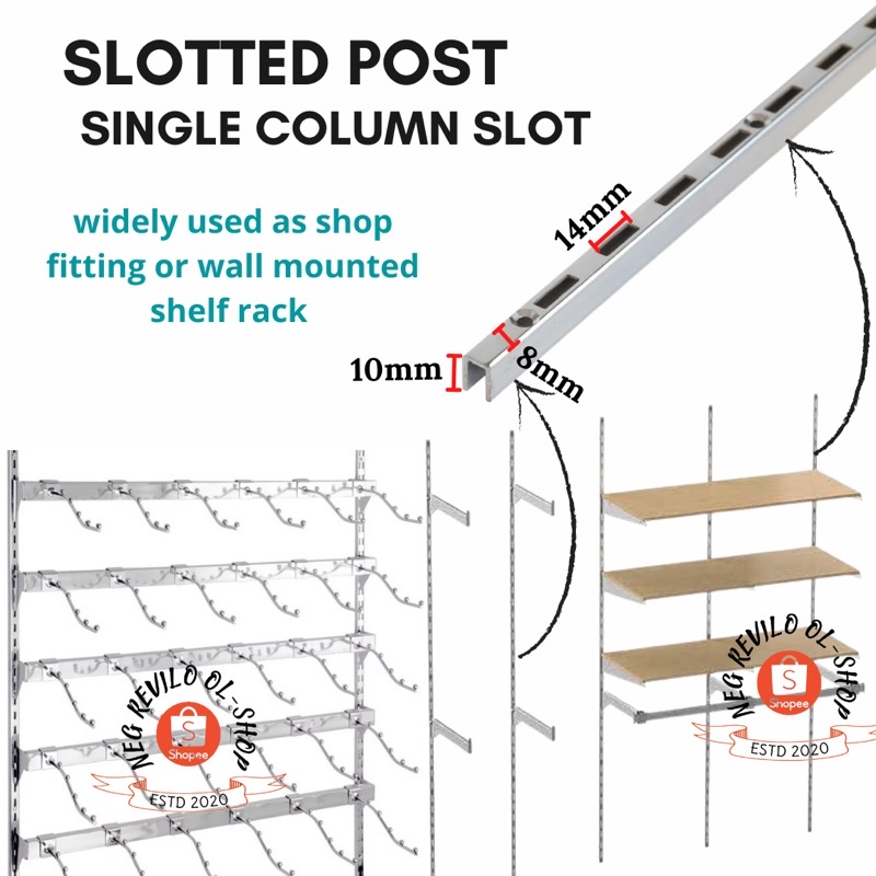 Slotted Post and Bracket/Connectors for Slotted Post | Shopee Philippines