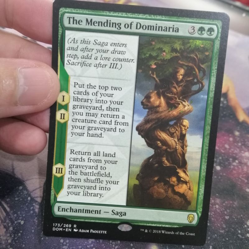 1 The mending of Dominaria DOM dominaria MTG card magic commander EDH ...