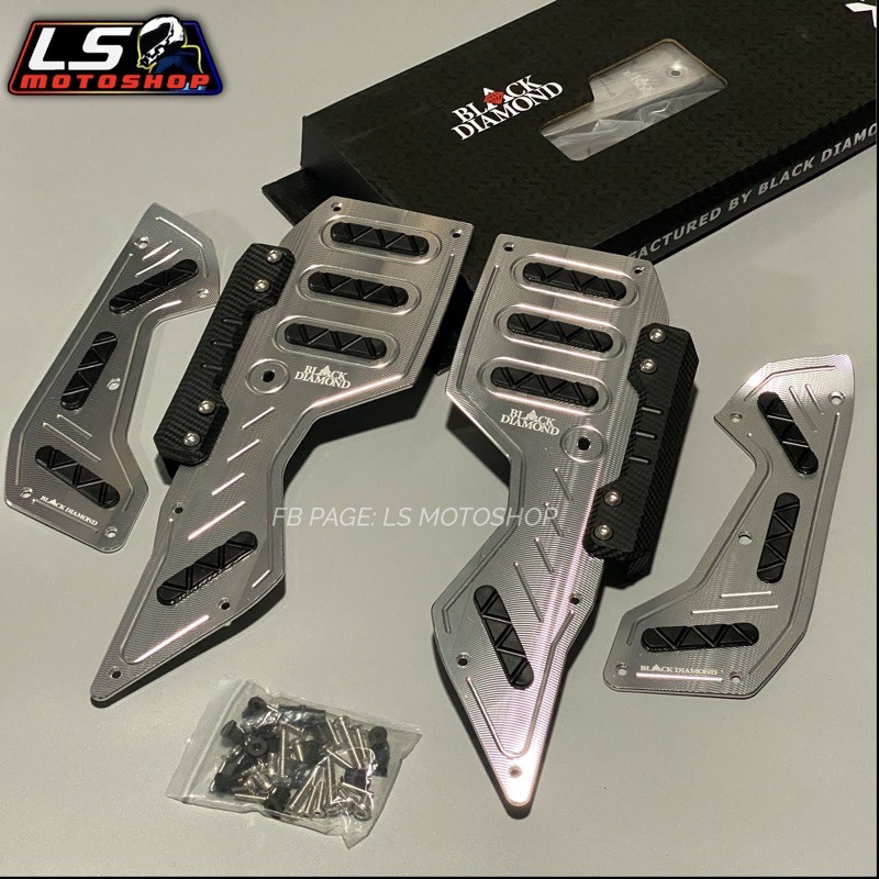 LS Black Diamond Premium Foot Matting with Slider Plug and Play Nmax ...