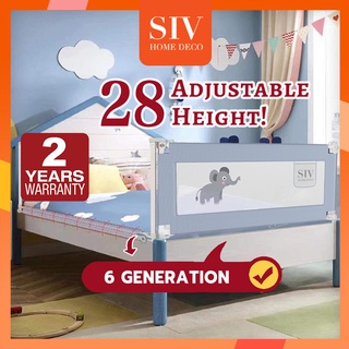Siv Slide Down Baby Bed Fence Rail Guard For Babies Kids Safety ...