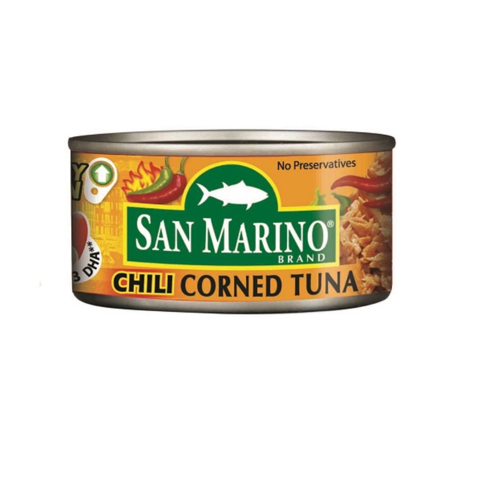 San Marino Chili Corned Tuna Easy Open Can 85g | Shopee Philippines