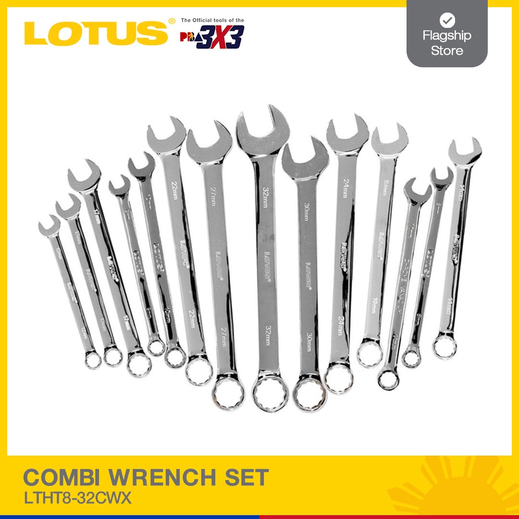 Lotus Combination Wrench Set Pro 8-32MM LCW014PS/LTHT8-32CWX - Hand ...