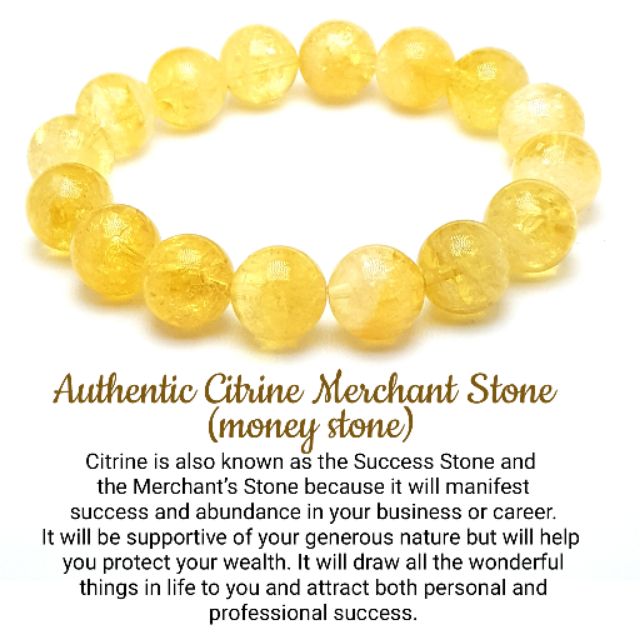 Authentic citrine high grade Money / Merchant stone | Shopee Philippines