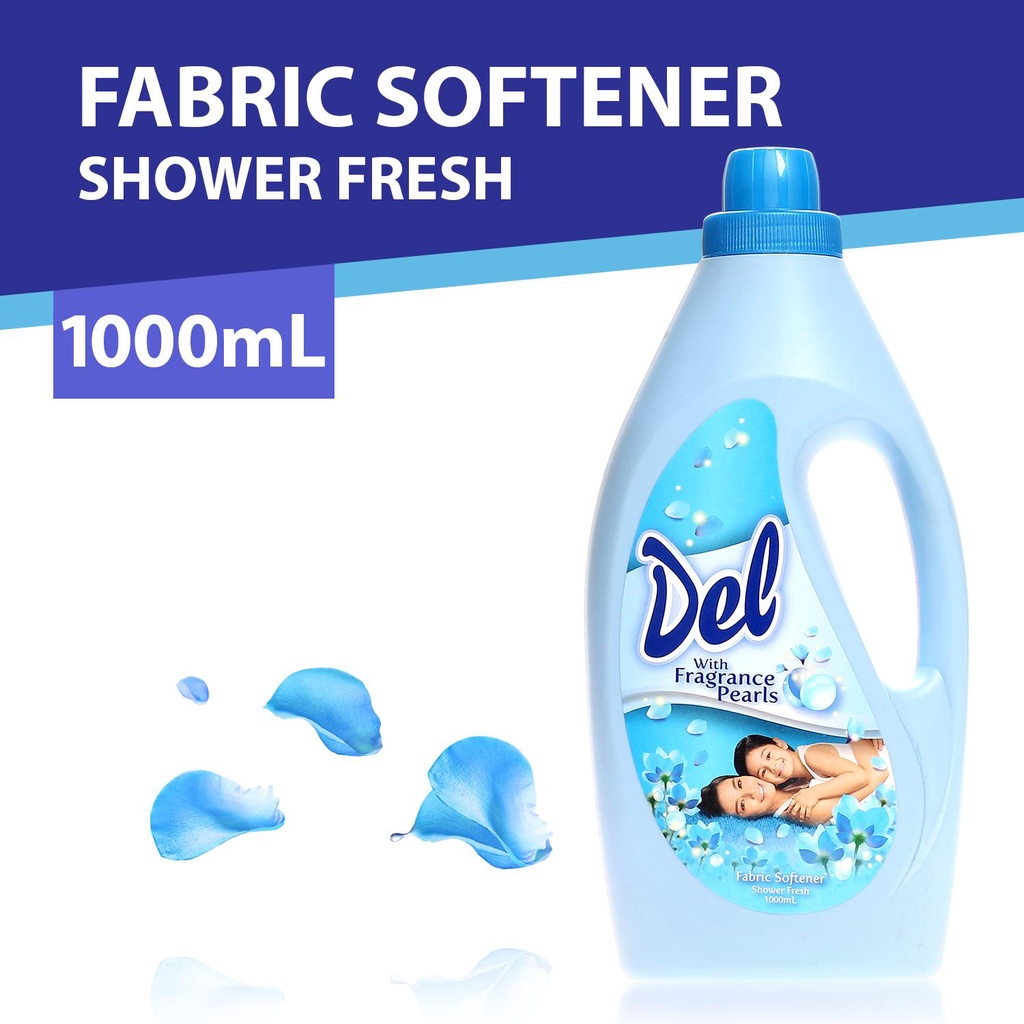 Del Shower Fresh Fabric Softener (1000 mL) | Shopee Philippines
