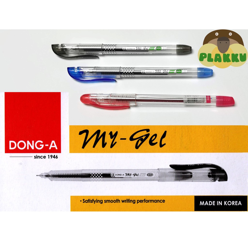 DONG-A My-gel Gel ink pen | Shopee Philippines
