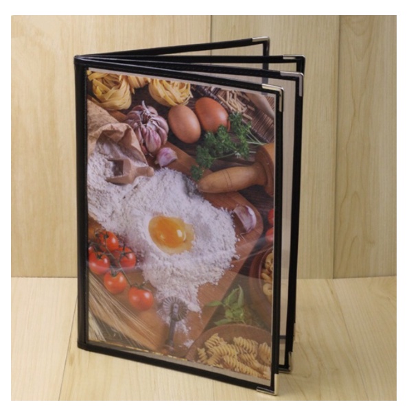 Transparent cover Menu Book Menu board with 2/4/5/6/8/10/12 pages ...