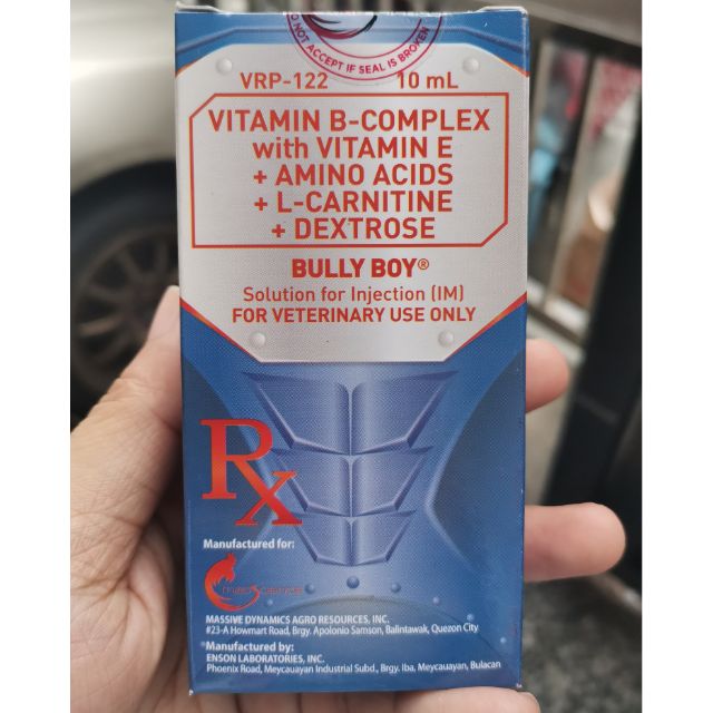 Bully boy vitamin b complex 10ml | Shopee Philippines