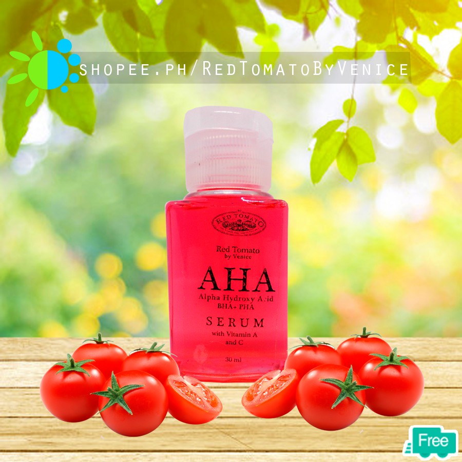 RED TOMATO AHA SERUM by Venice Alpha Hydroxy Acid Liquid BHA PHA - Skin ...