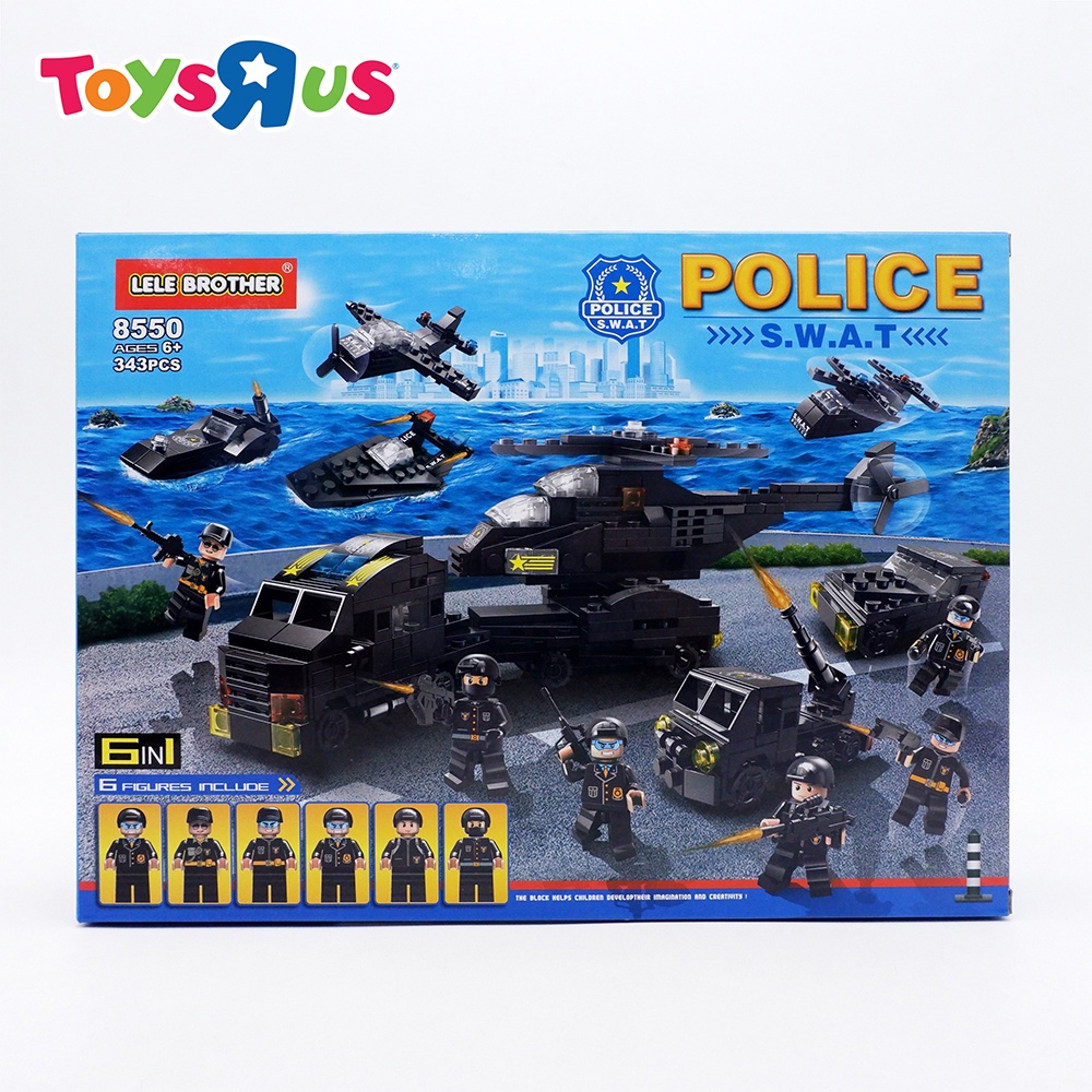 Lele Brothers Blocks 343pcs Police Swat | Shopee Philippines