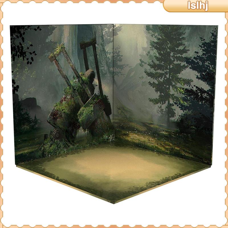 [Lslhj] 1:12 Backdrop Storage Diorama Vehicle Model Layout Collection ...