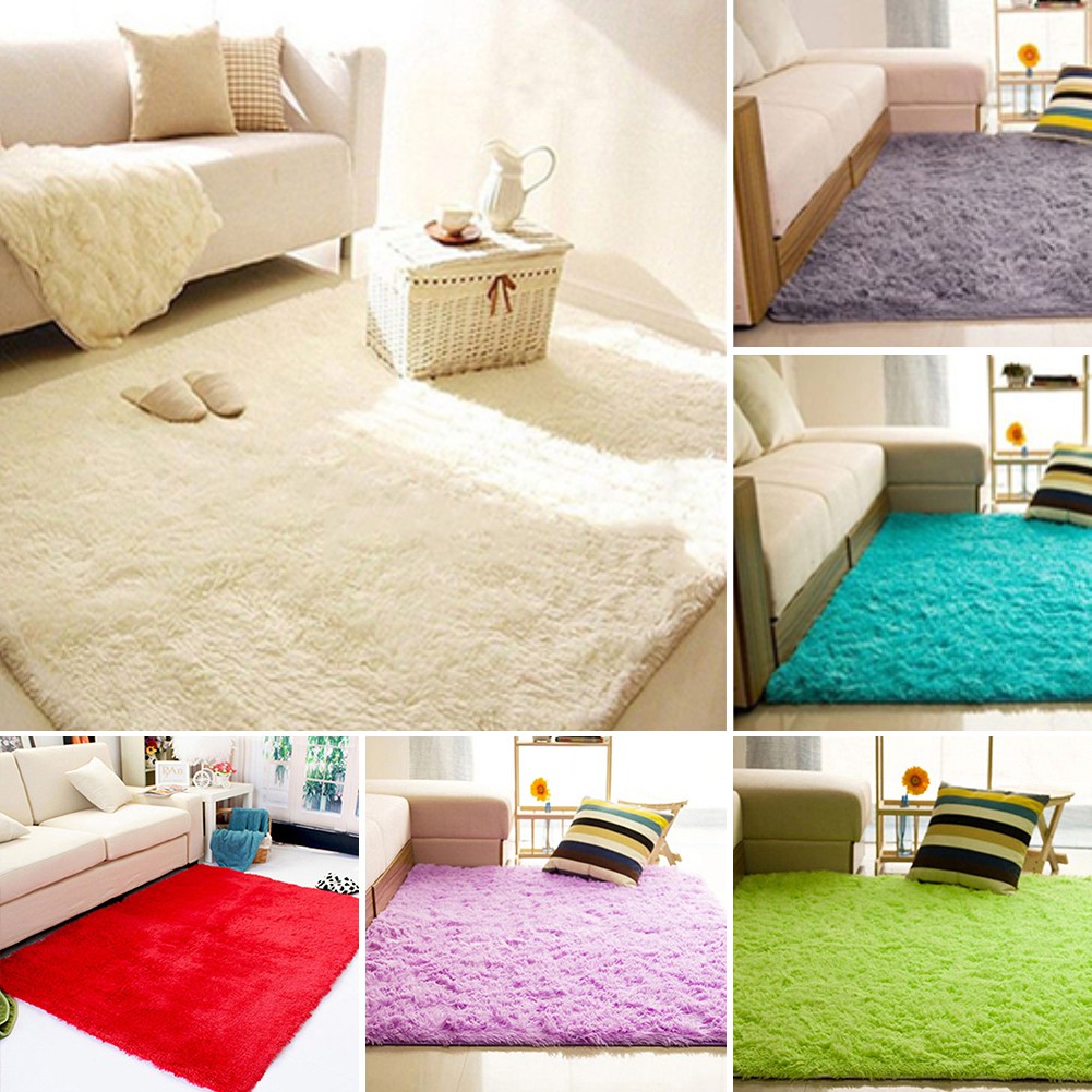 [VIP]Home Living Room Bedroom Floor Carpet Mat Soft Anti-Skid Rectangle ...