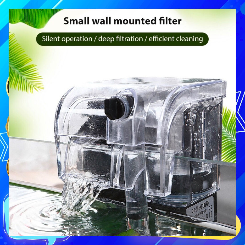 Original Aquarium Water External Filter Small Fish Tank Waterfall ...
