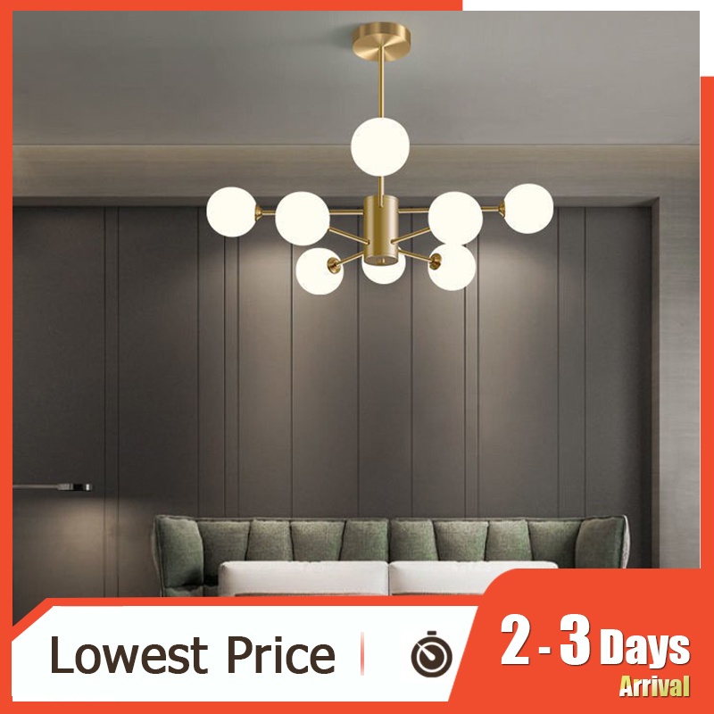 COD LED Light Ceiling Light Bedroom Living Room 3 Color Nordic Modern ...