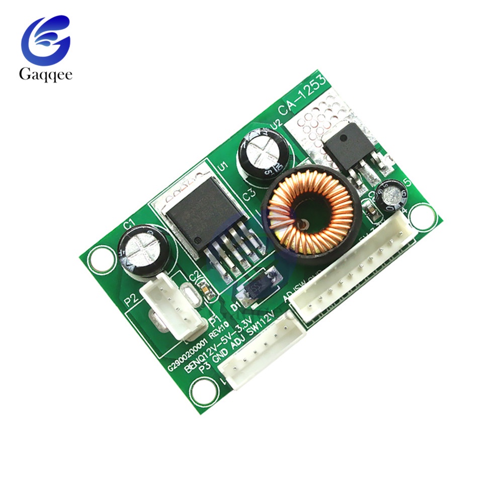 Gaqqee CA-1253 Voltage Conversion Board Module BENQ 12V-5V-3.3V Power ...