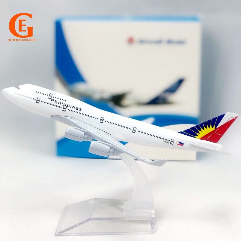 Philippine Airlines PAL Boeing B747 Aircraft Model 16cm Diecast Metal ...