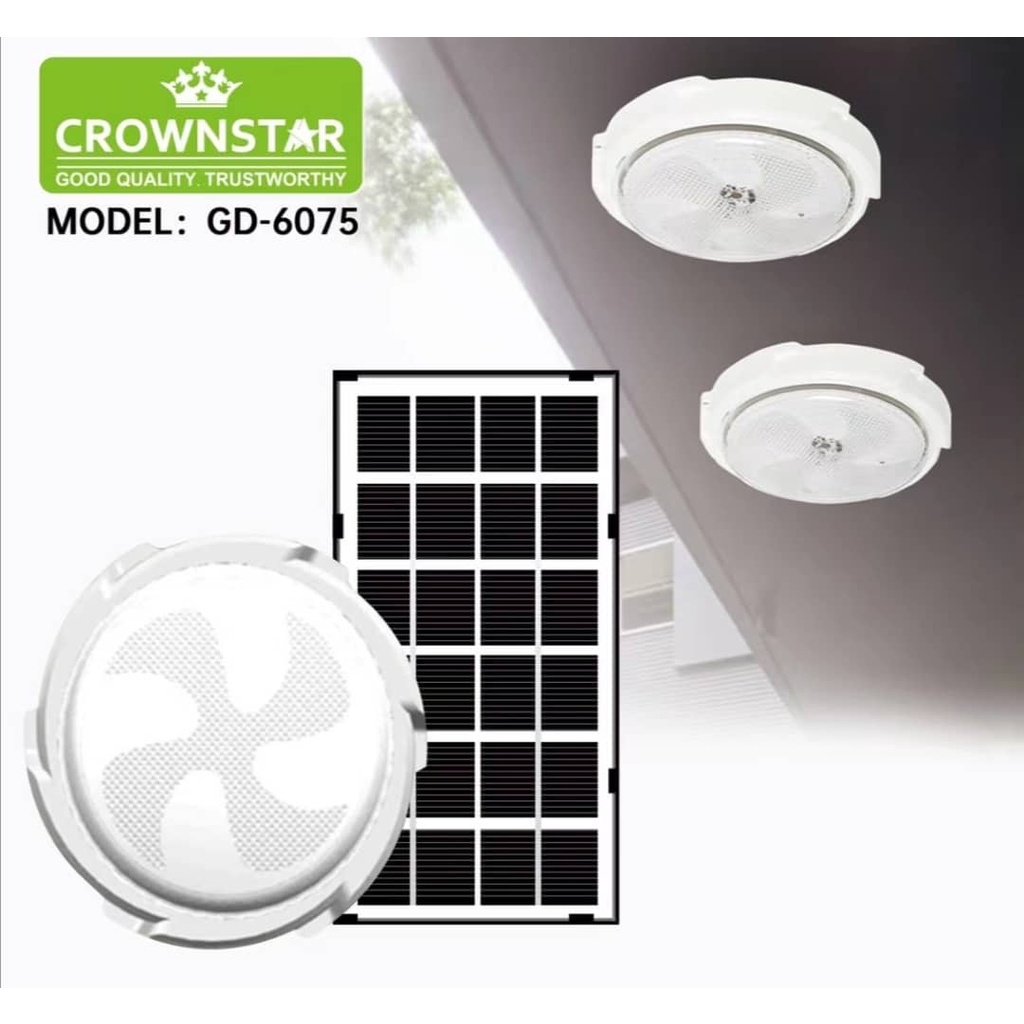 Crownstar Solar Ceiling Lamp 75w Gd 6075 indoor solar light heavy duty ...
