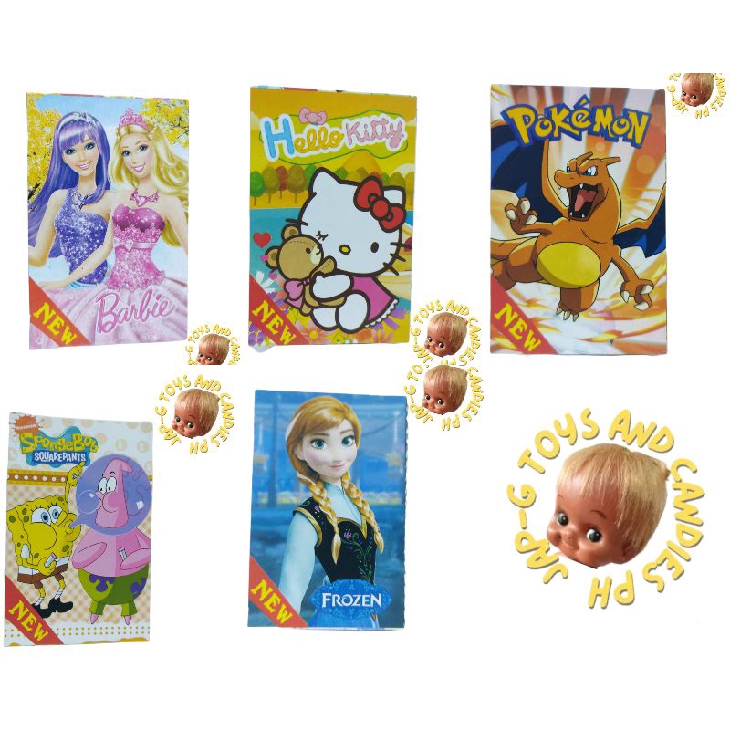 Cartoon Scratch Cards Palengke Toys | Shopee Philippines