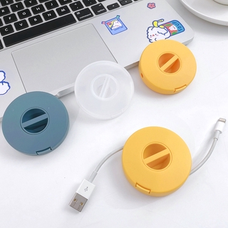 Portable Round USB Cable Winder / Small Cable Organizer / Rotatable ...