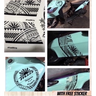 MIO i125 M3 SET #findirtrip DECALS PRINTED LAMINATED | Shopee Philippines