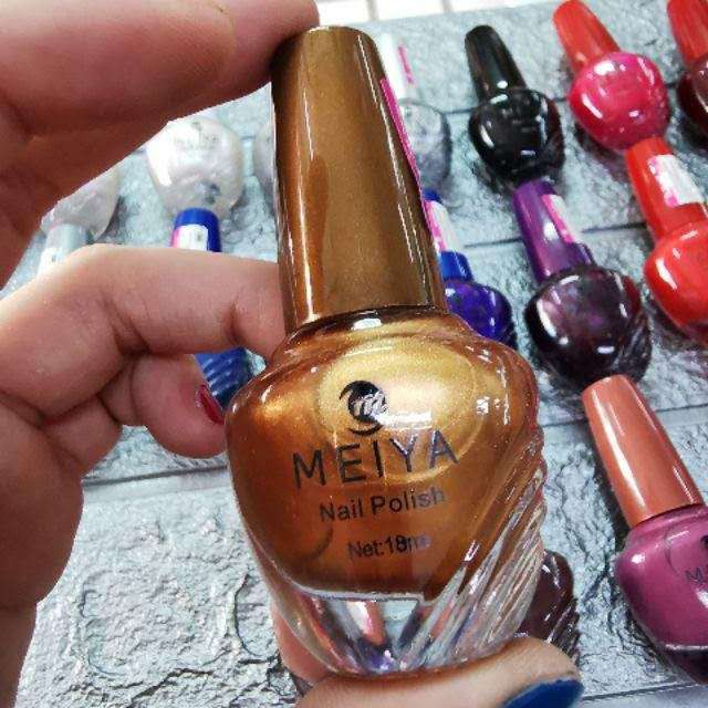 12pcs Assorted Color Meiya Nail Polish 18ML | Shopee Philippines