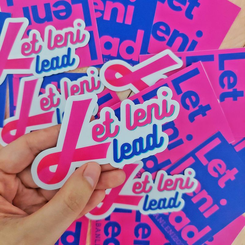 let leni lead VER2 aesthetic waterproof vinyl sticker | Shopee Philippines