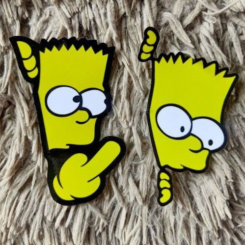 Bart Simpson Sticker Waterproof | Shopee Philippines