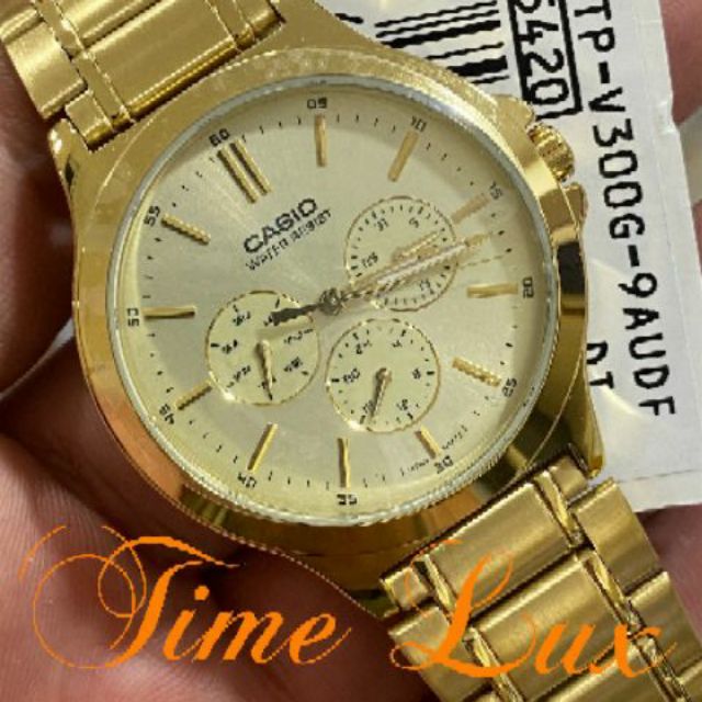 Casio Men's Gold Mtp-V300G-9A | Shopee Philippines